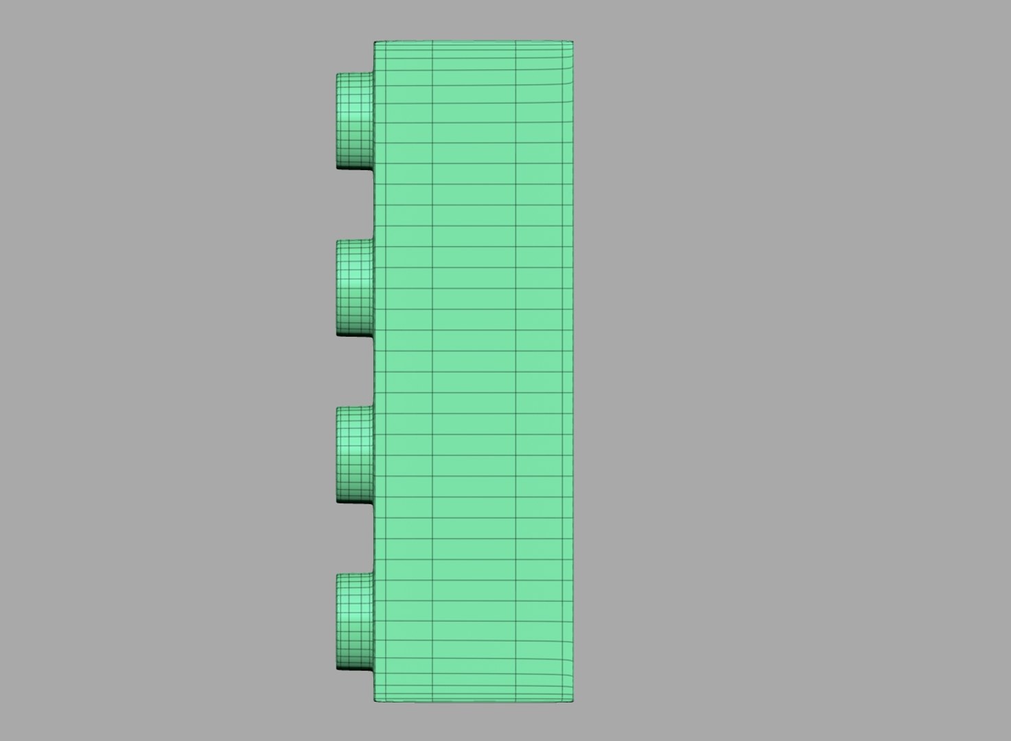 3d lego block model