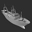 Stern Trawler 3d Model