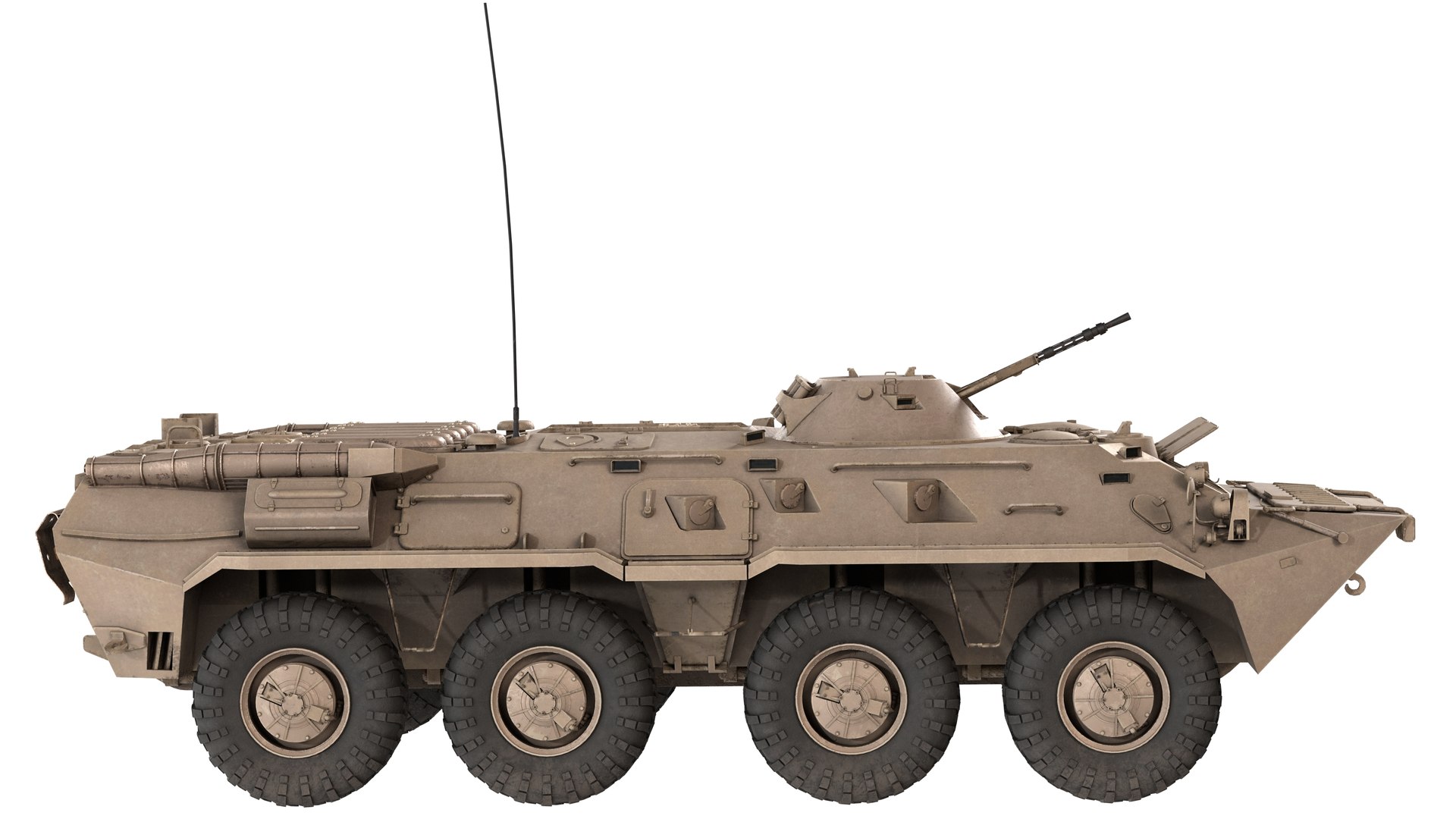 3D BTR 80 Armored Personnel Carrier Model - TurboSquid 2273277