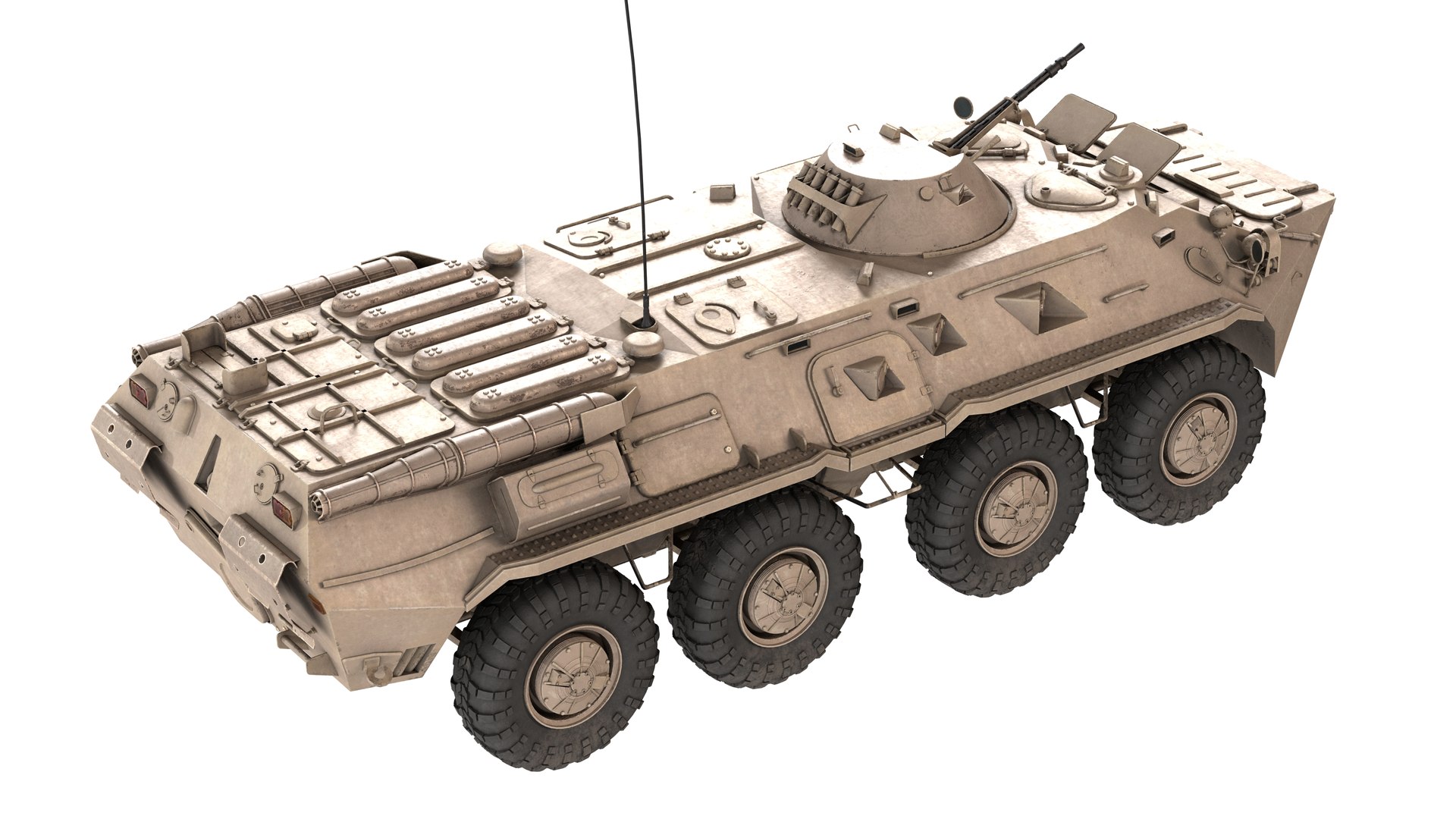 3D BTR 80 Armored Personnel Carrier Model - TurboSquid 2273277
