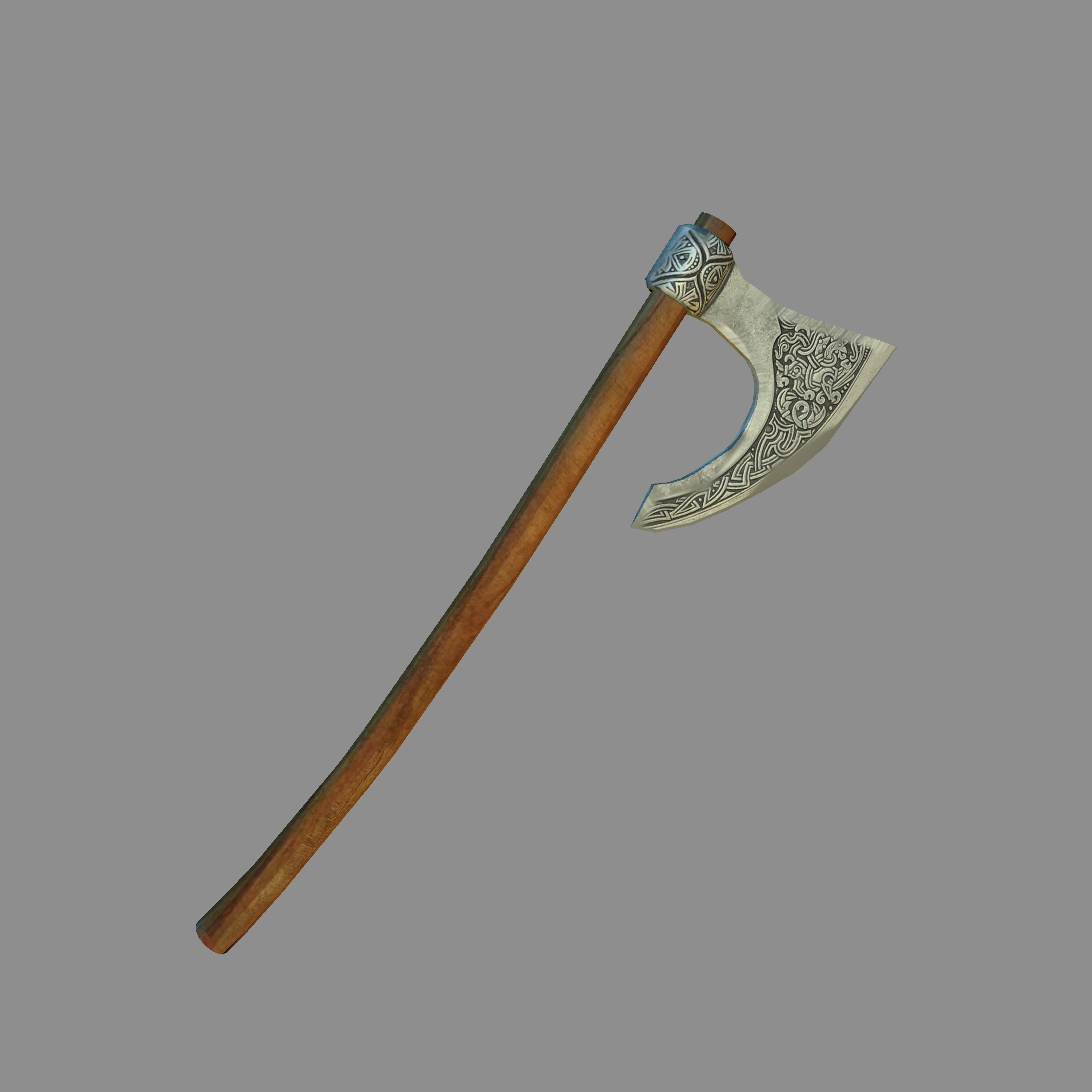 free battle axe 3d model