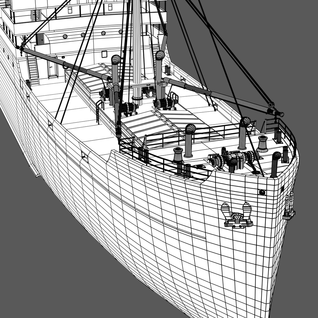 Original Steam Ship 3D Model - TurboSquid 1626677