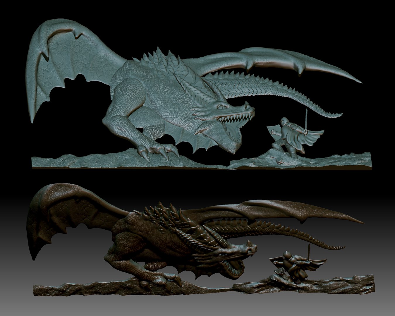 Bas-relief Cnc Router Knight Model - TurboSquid 1659615