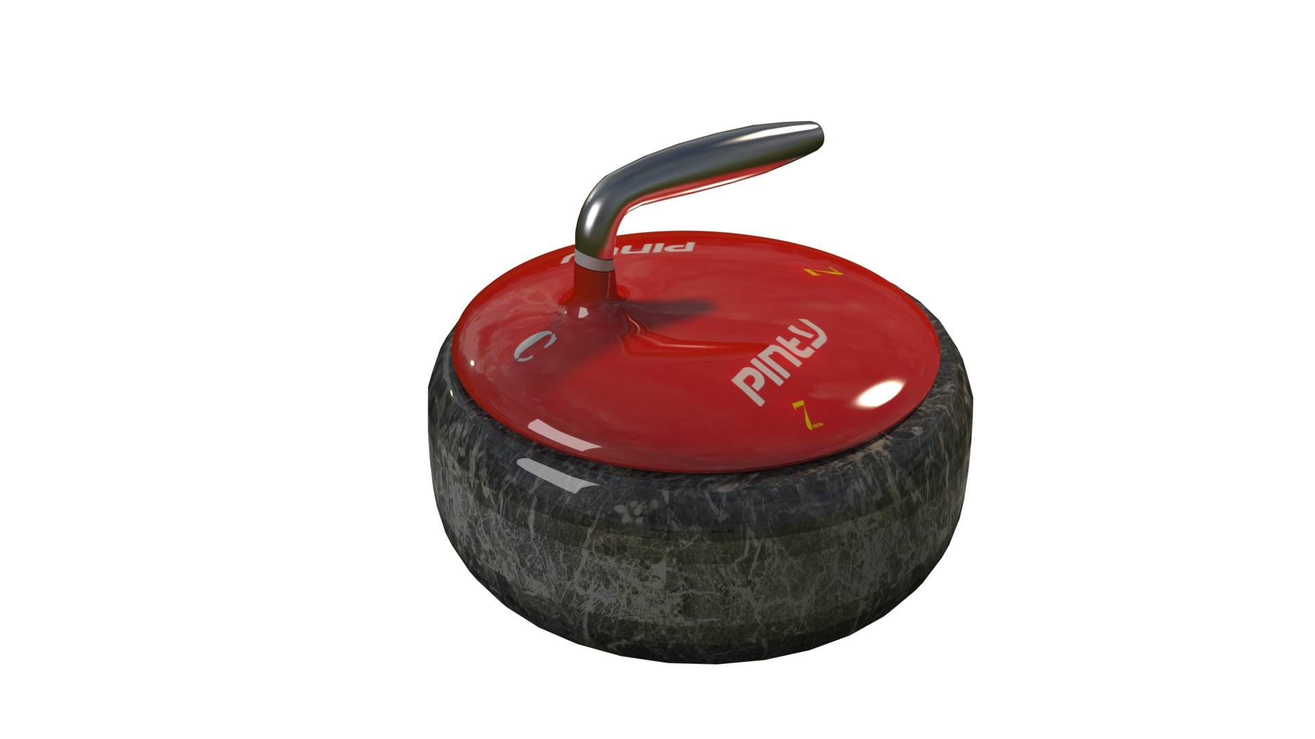 Curling Stone 3D Model - TurboSquid 1599474