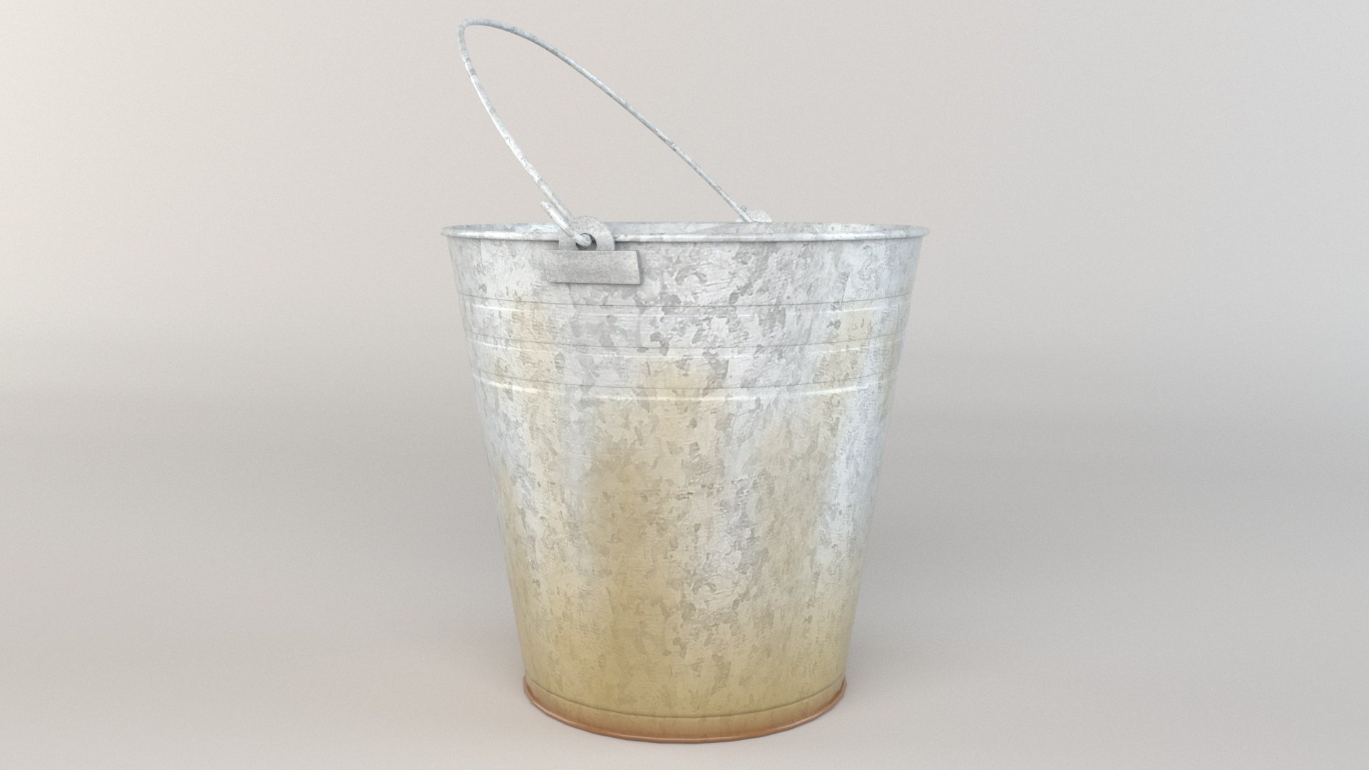 3D old metal bucket modeled - TurboSquid 1552947