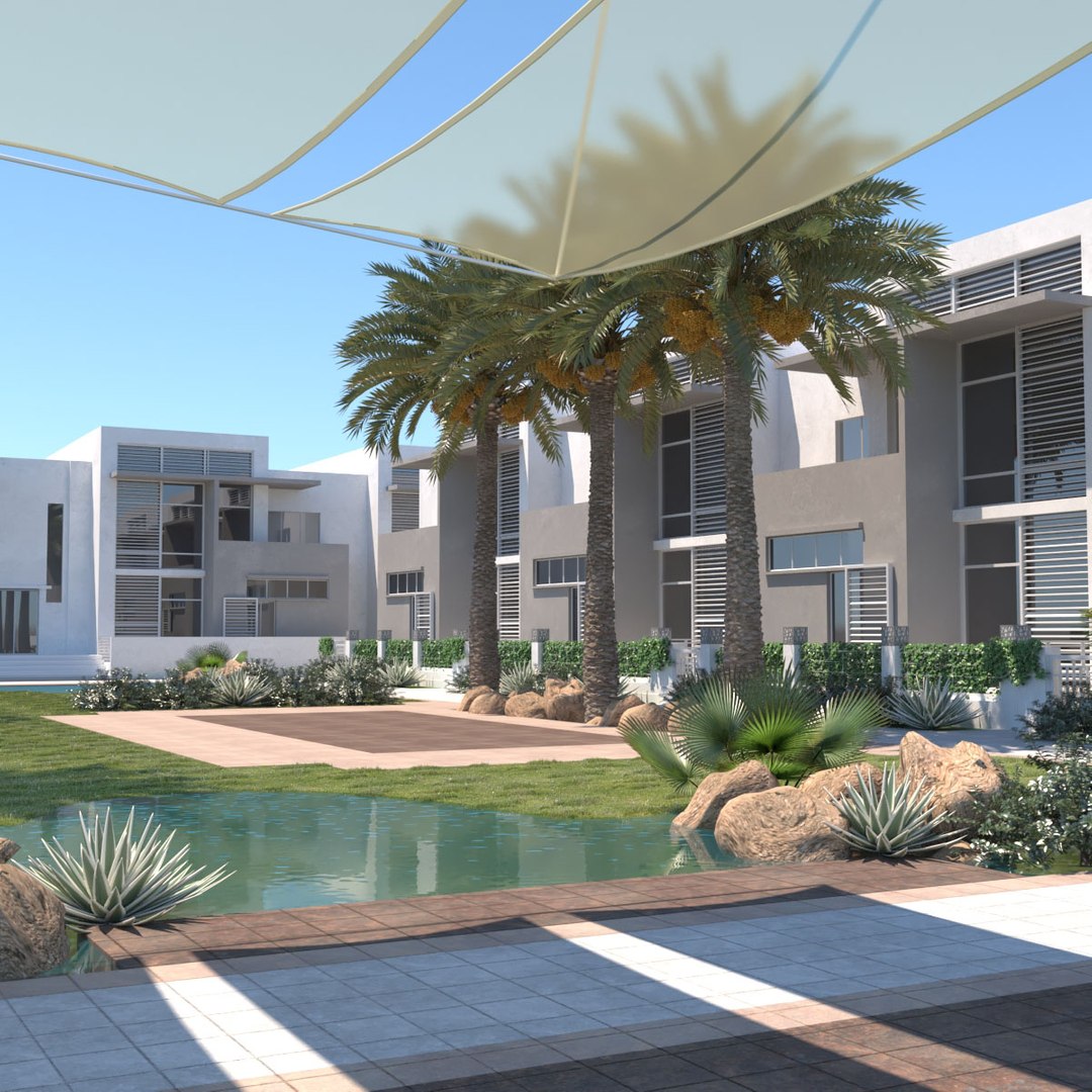 3D Townhouse Block - TurboSquid 1743813