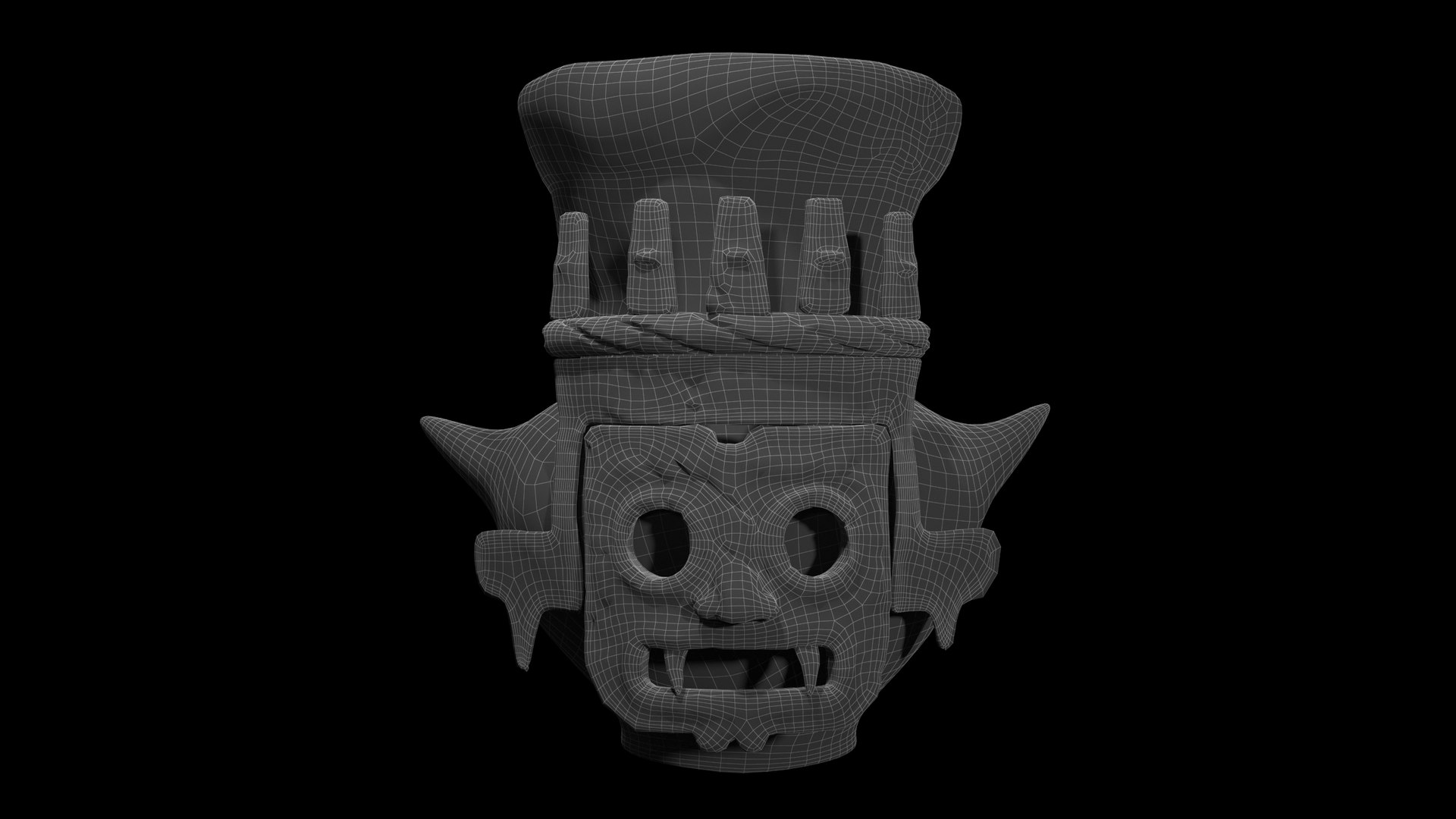 3D Tlaloc Vessel - Aztec Mythology Model - TurboSquid 1933816