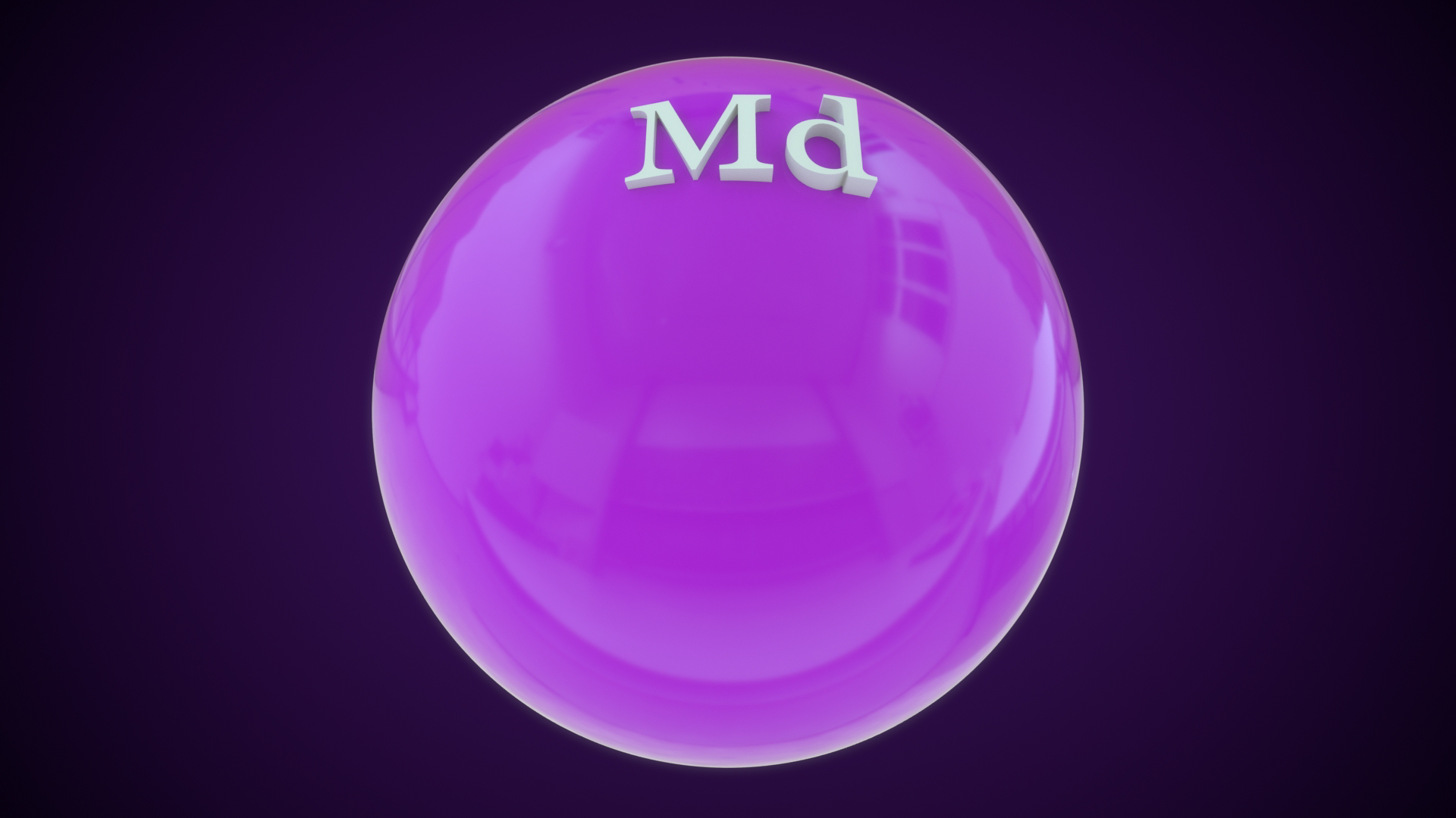 Mendelevium Chemical Element 3d Model Turbosquid 2143502