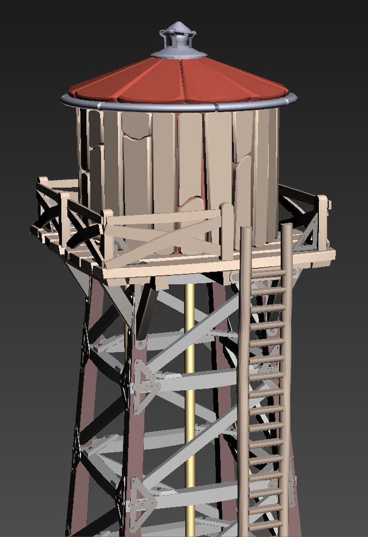 3d Water Tower