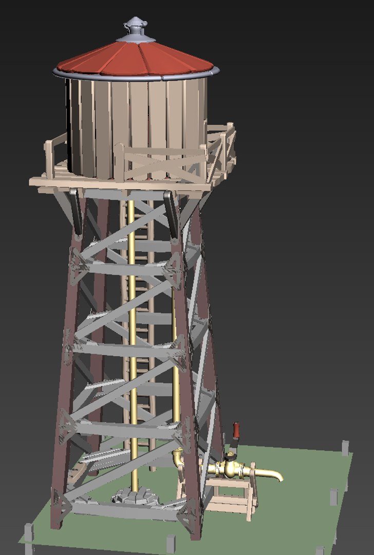 3d Water Tower