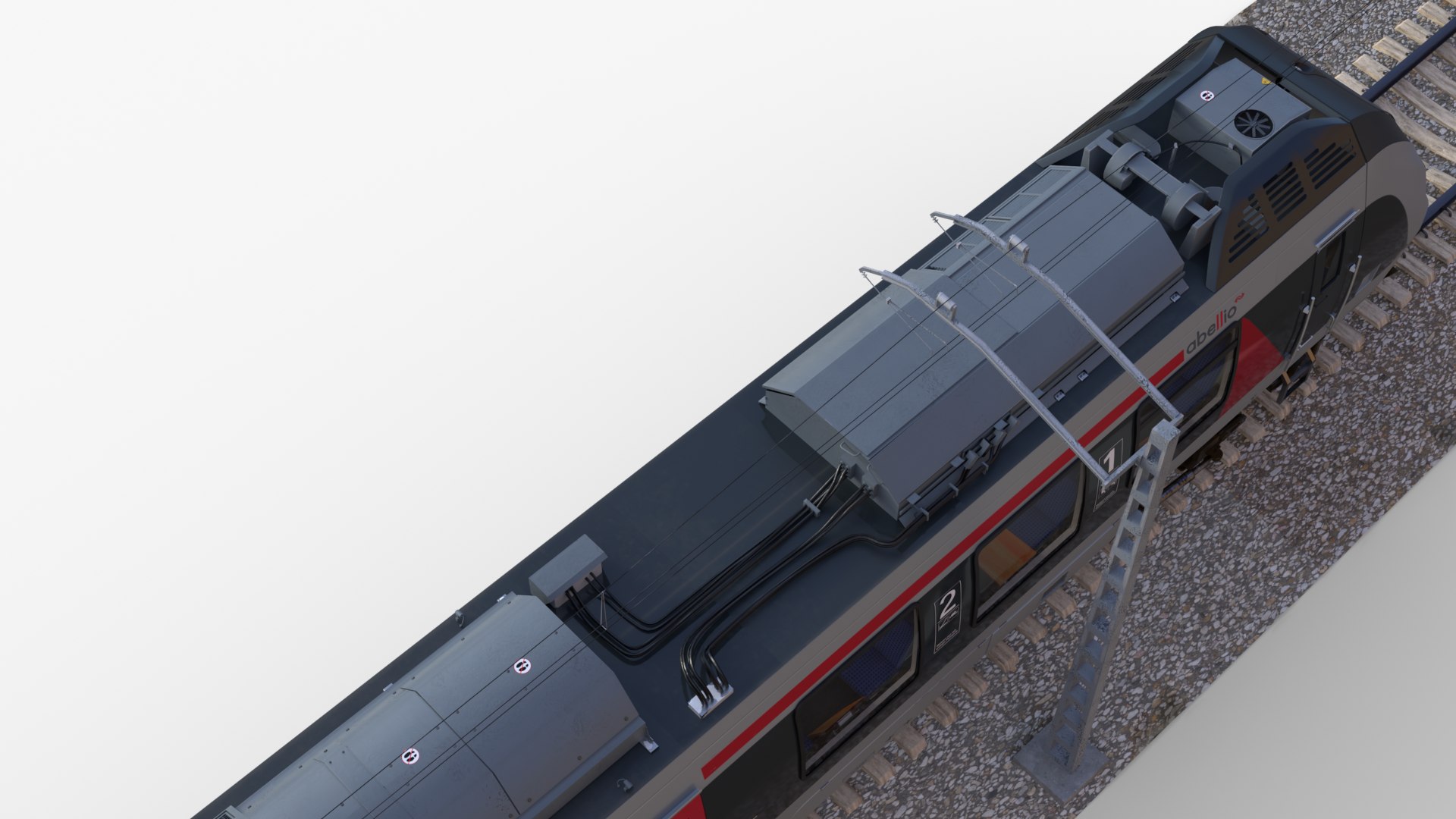 3D Model Bombardier TALENT Train Abelio RiggedAnimated - TurboSquid 2045414