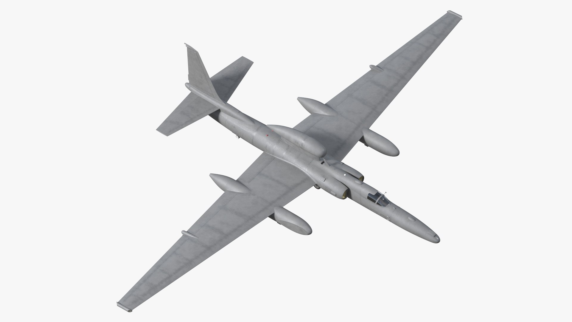 Reconnaissance Aircraft Grey Rigged For Cinema 4D 3D Model - TurboSquid ...