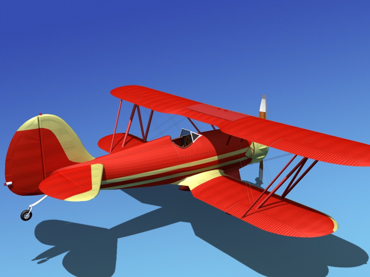 Waco Ymf-5 Ymf 3d 3ds