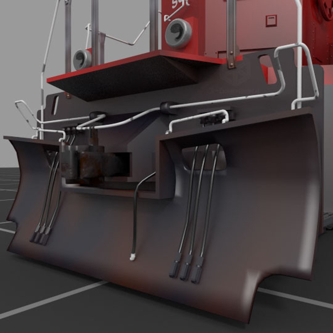 Emd Sd40-2 Locomotive 3d Model