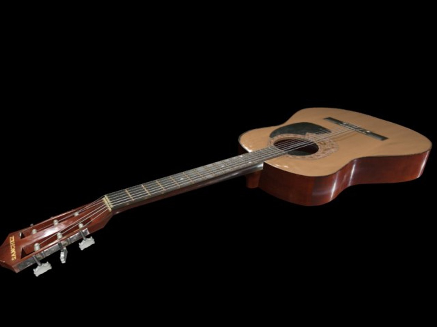 3d Sanchez Acoustic Guitar
