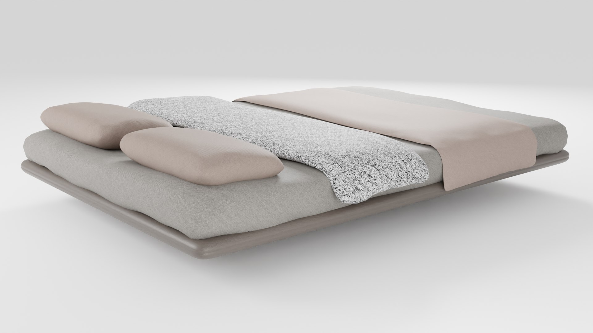 A Uniquely Designed Bed That Allows It To Hang In The Air 3D Model ...