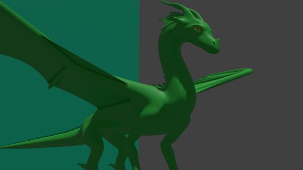 Wings of Fire RainWing 3D model - TurboSquid 1718454