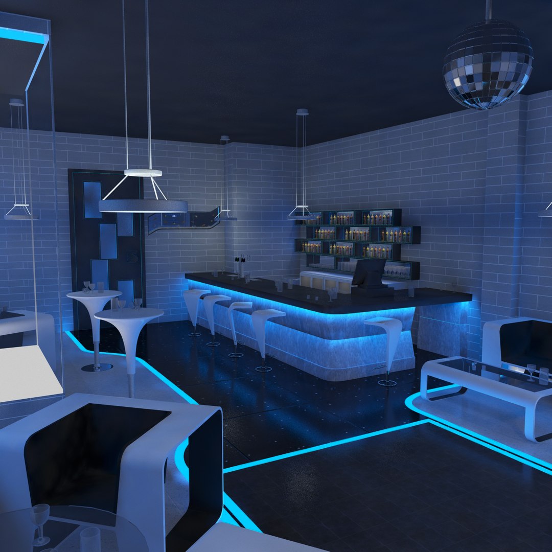 Nightclub Scene 3d Max