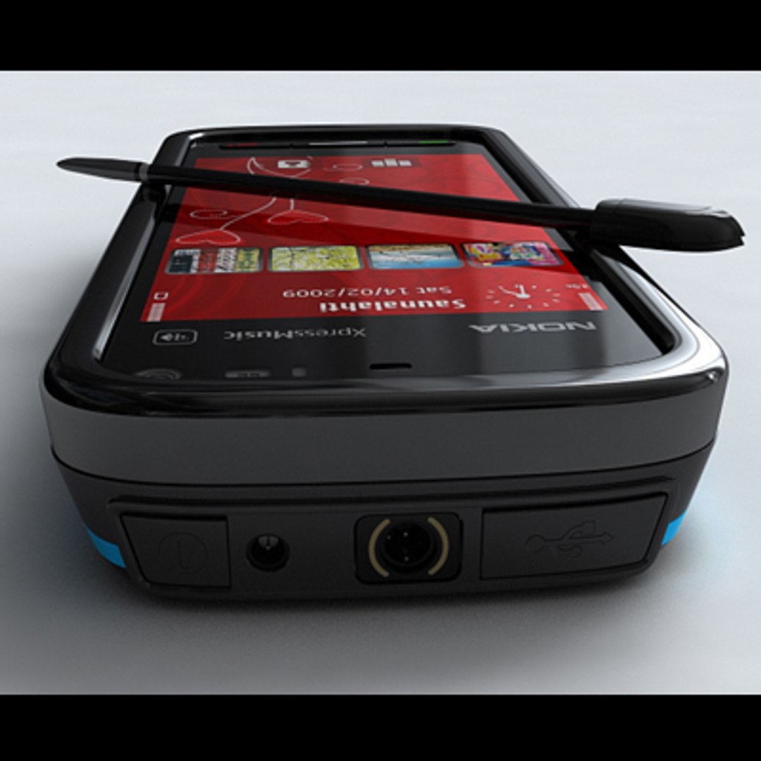 3d Obj Nokia 5800 Navigation Edition