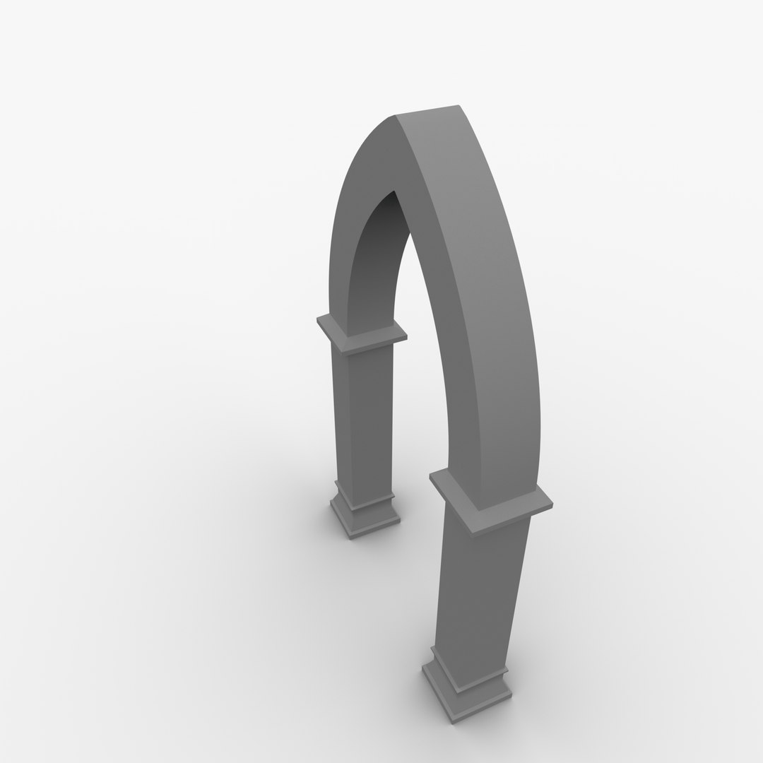 Simple Gothic Arch Model - TurboSquid 1932874