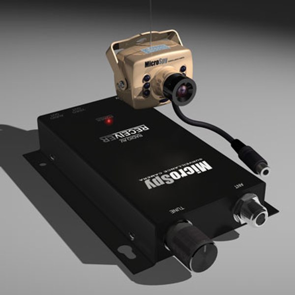 3d micro camera model