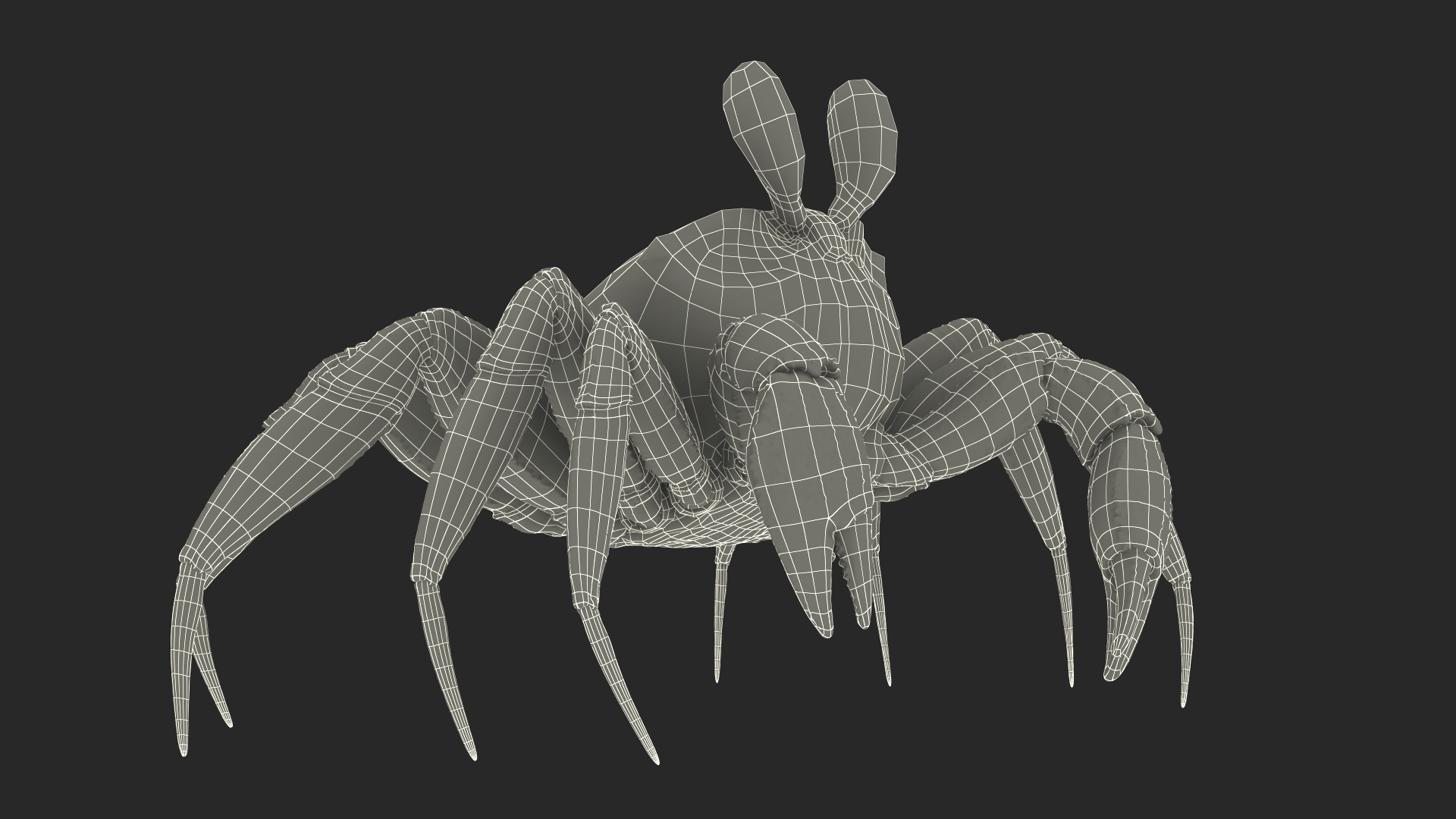 Shoreline Sand Crab Fur Rigged 3D - TurboSquid 2422305
