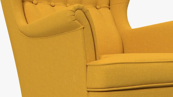3D strandmon yellow wing chair - TurboSquid 1591987