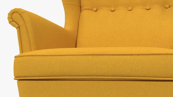 3D strandmon yellow wing chair - TurboSquid 1591987