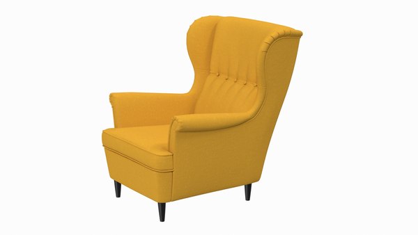 3D strandmon yellow wing chair - TurboSquid 1591987