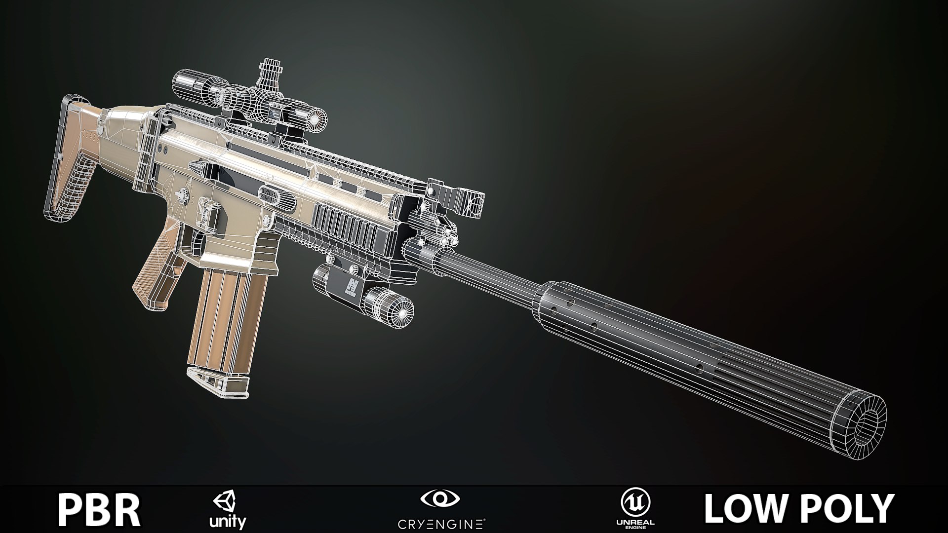 3D Scar H Model - TurboSquid 1167981