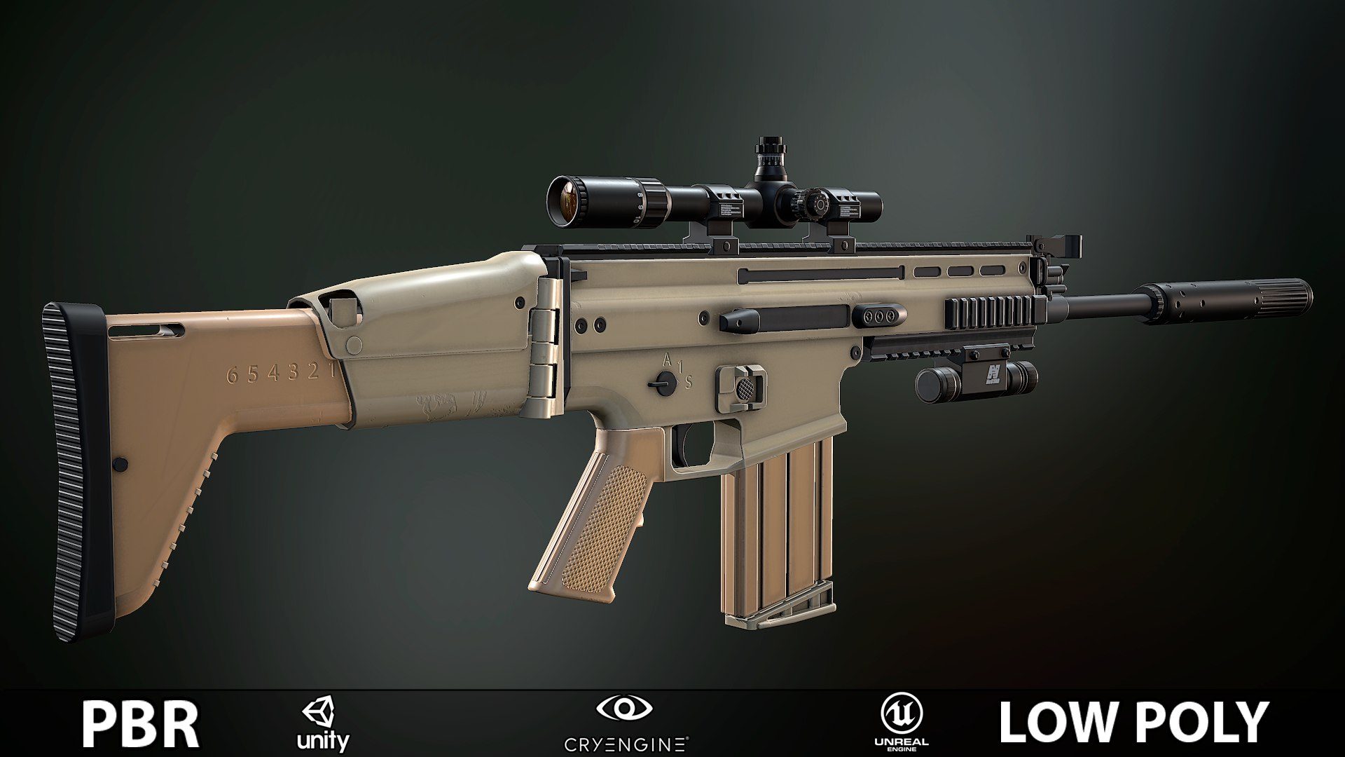 3D Scar H Model - TurboSquid 1167981