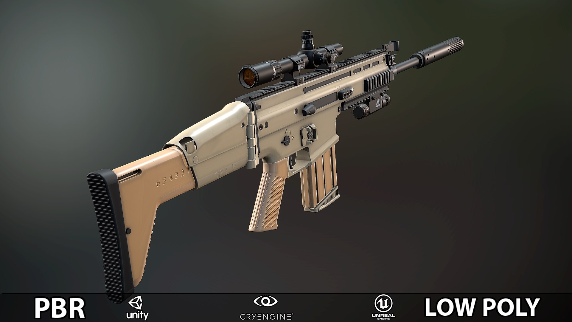 3D Scar H Model - TurboSquid 1167981