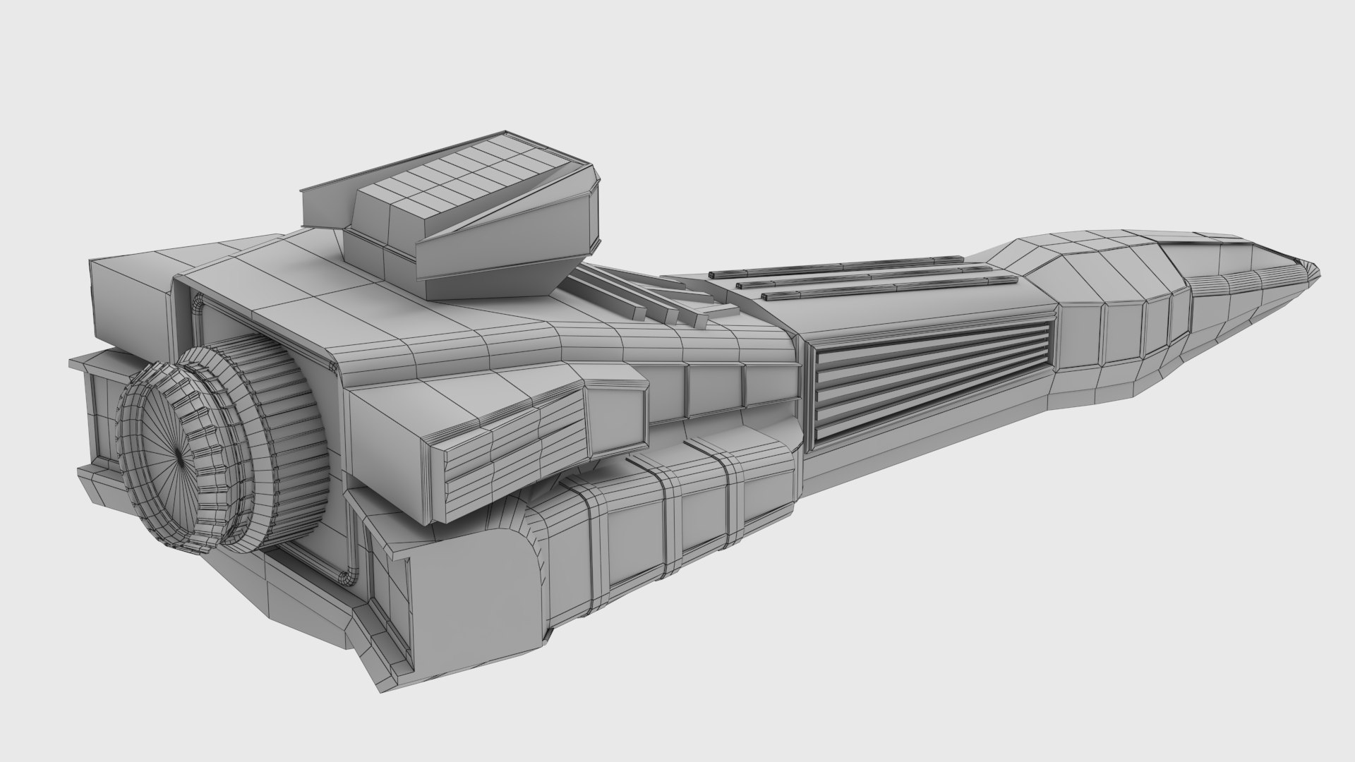 3D Space Ship - TurboSquid 2401275