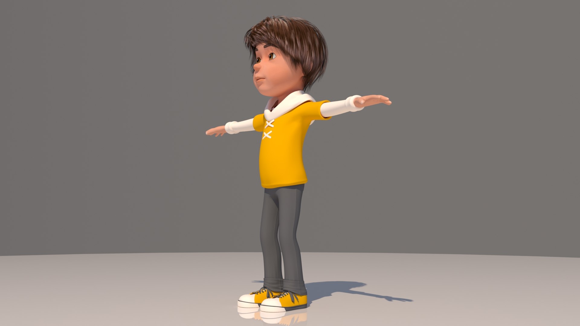 3D Boy Cartoon - TurboSquid 1297220
