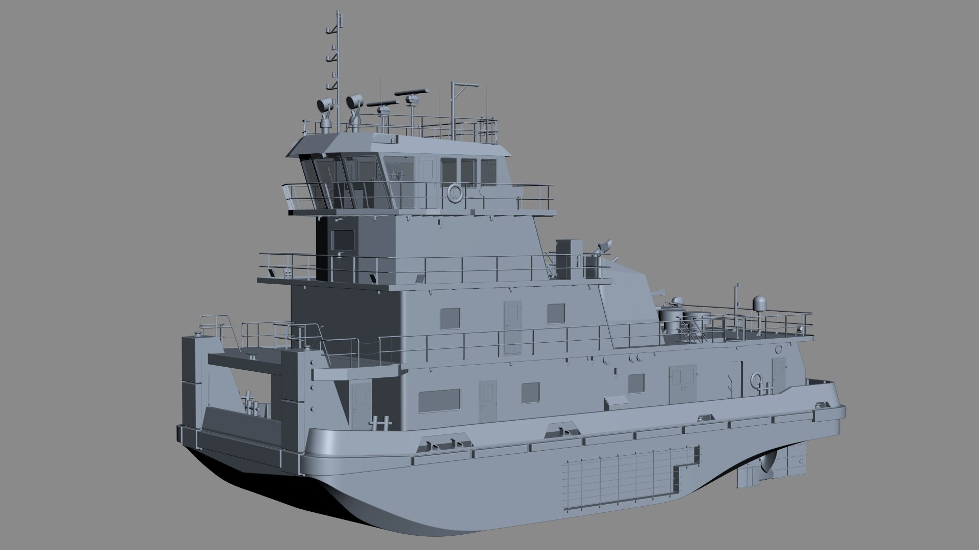 3D Towboat Brady Dawson - TurboSquid 2214856