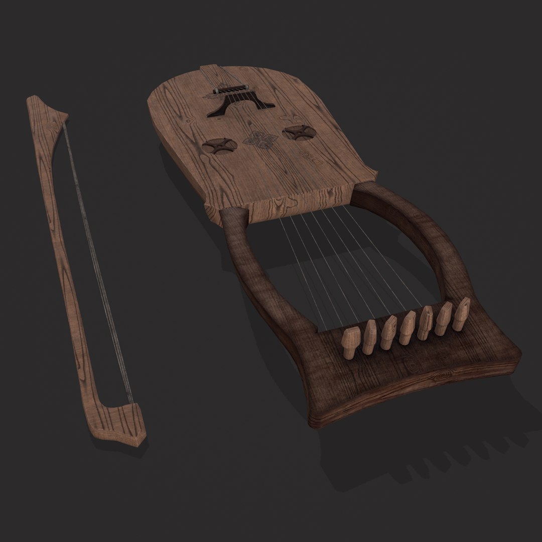 Nordic Kravik Lyre 3D model - TurboSquid 1841710