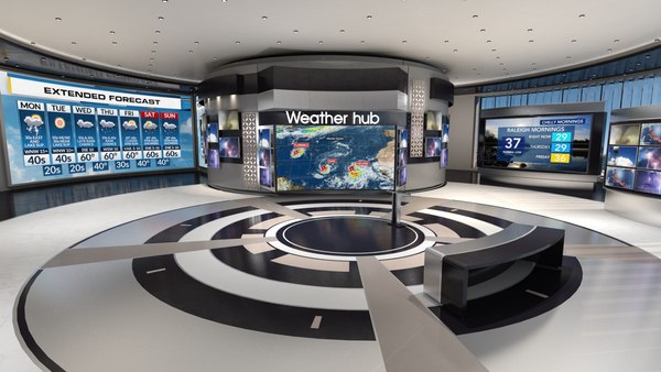 Virtual set weather studio 3D model - TurboSquid 1667480