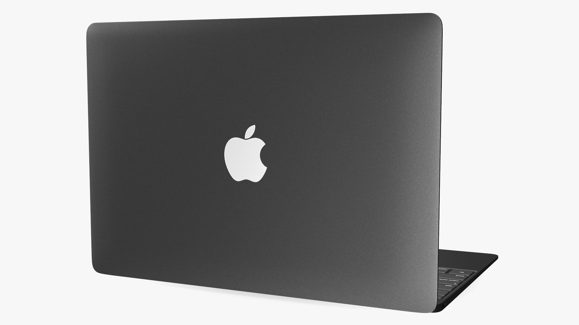 Apple MacBook Laptop Black 3D Model - TurboSquid 2214659