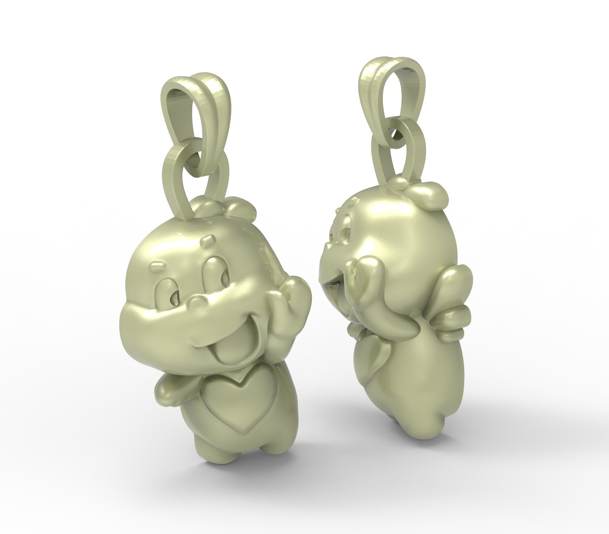 3D Qoobee Agapi pendant print file - TurboSquid 2134679