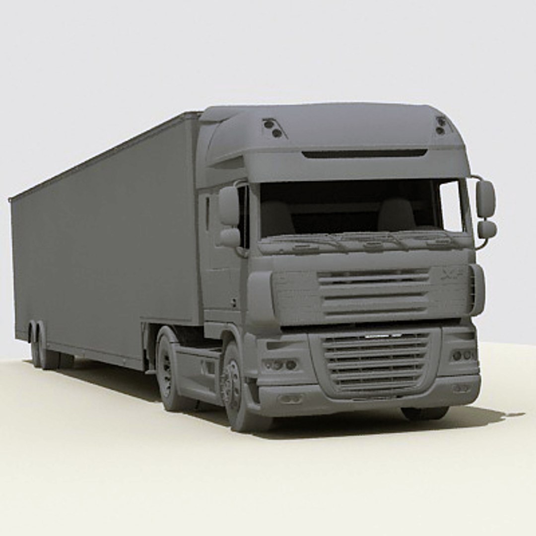 3d daf xf 105 model