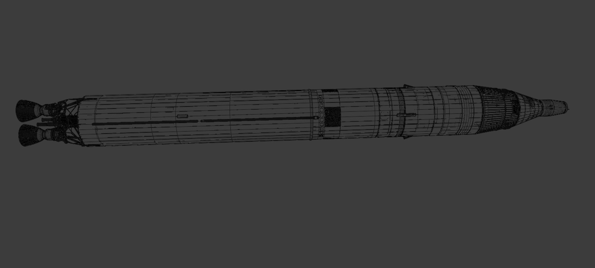 Titan ii rocket gemini 3D - TurboSquid 1646411