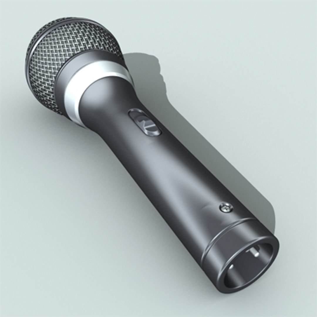 3d model mike mic