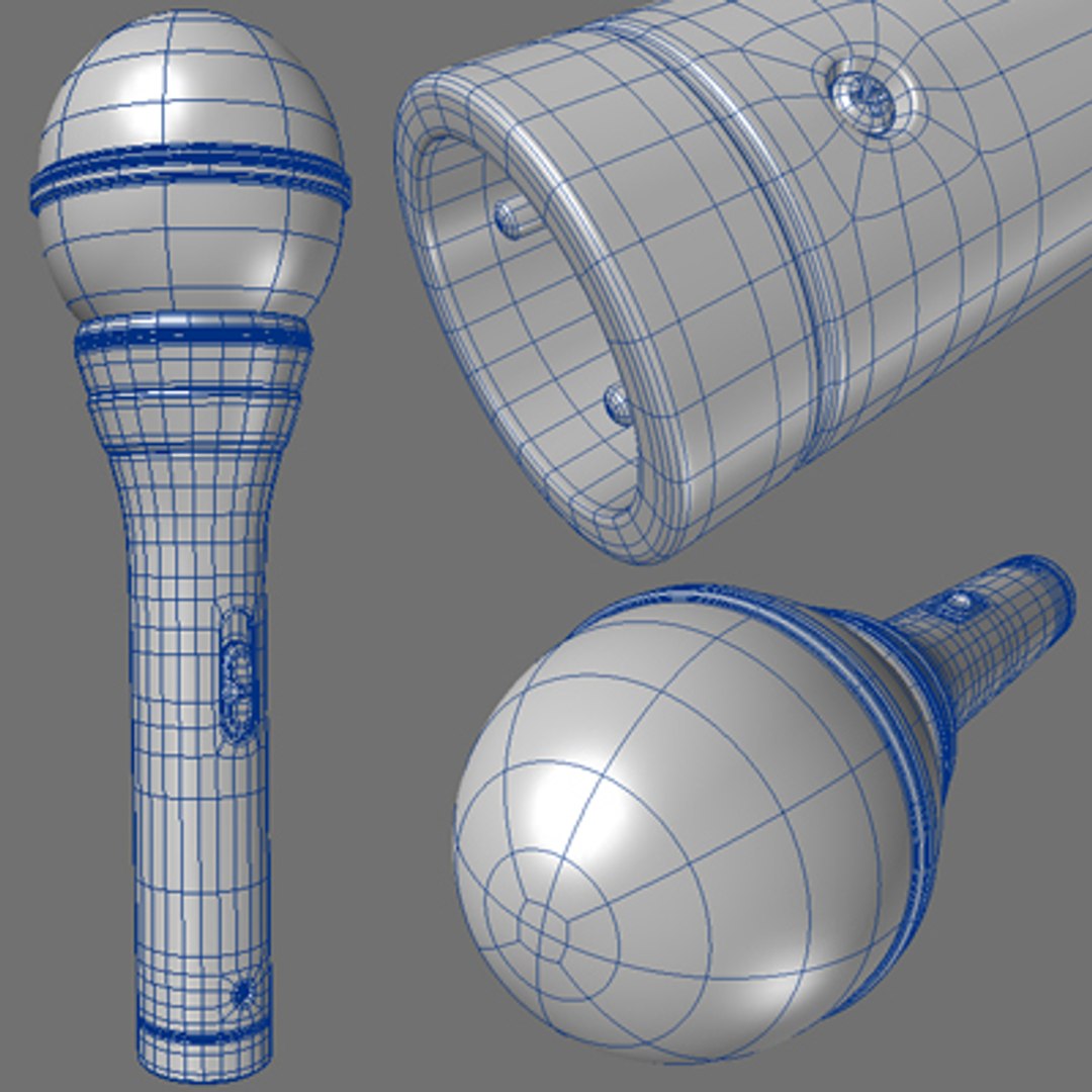 3d model mike mic