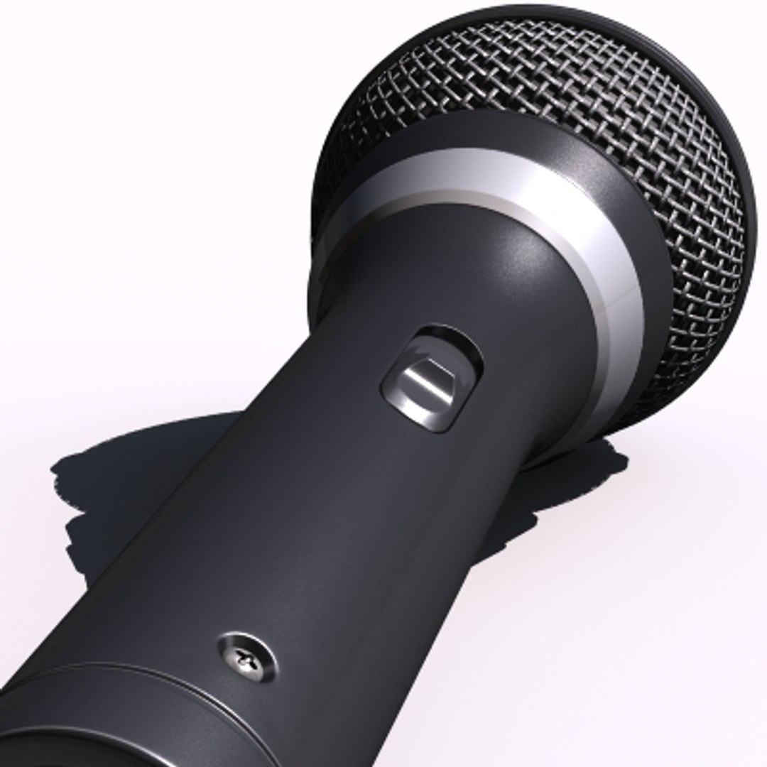 3d model mike mic