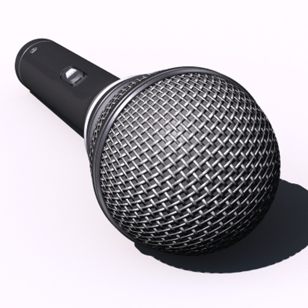 3d model mike mic
