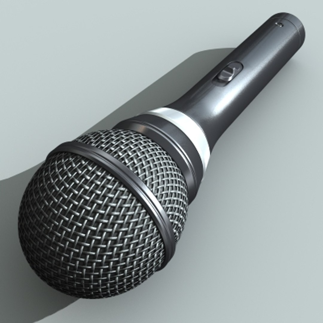3d model mike mic