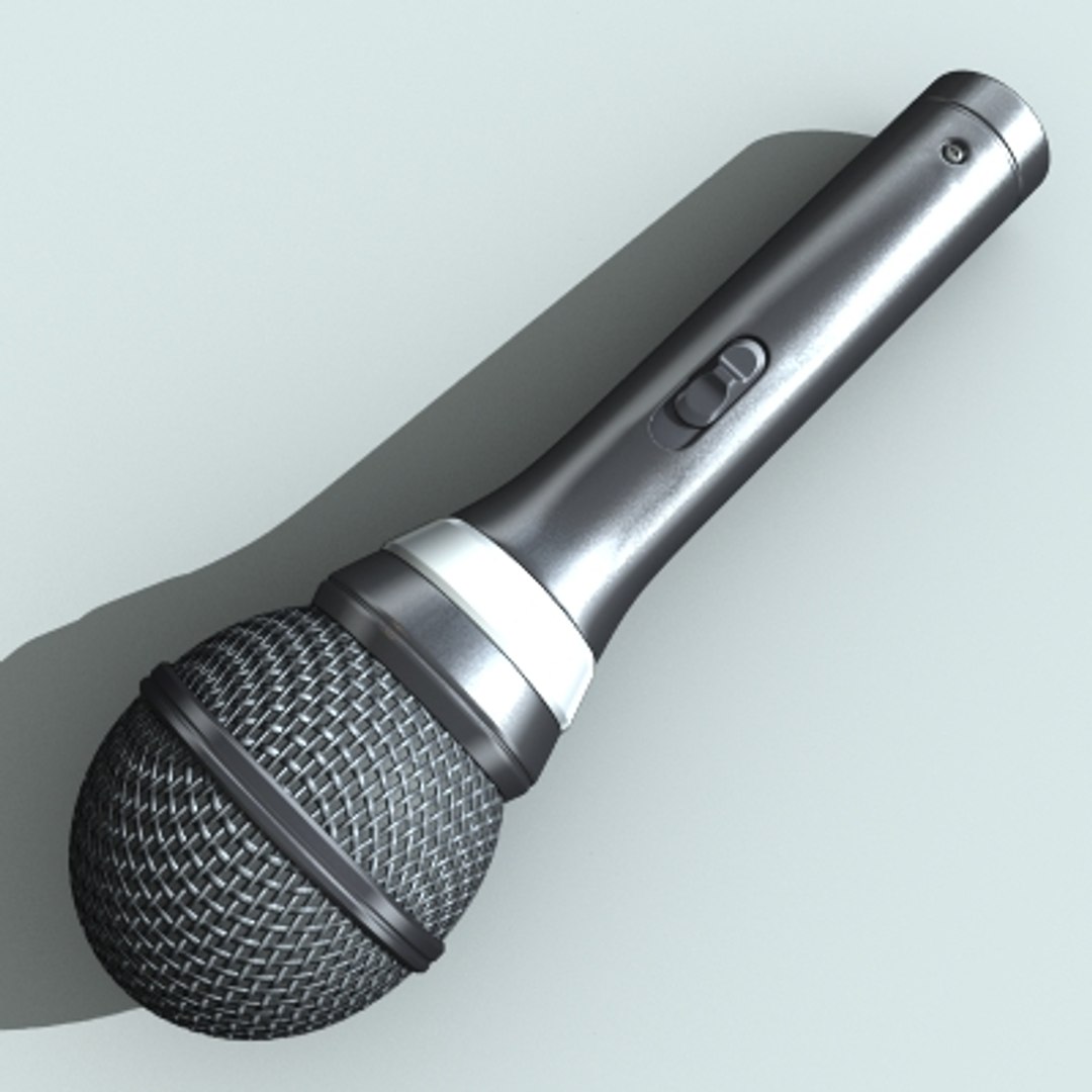 3d model mike mic