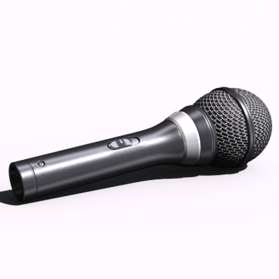 3d model mike mic