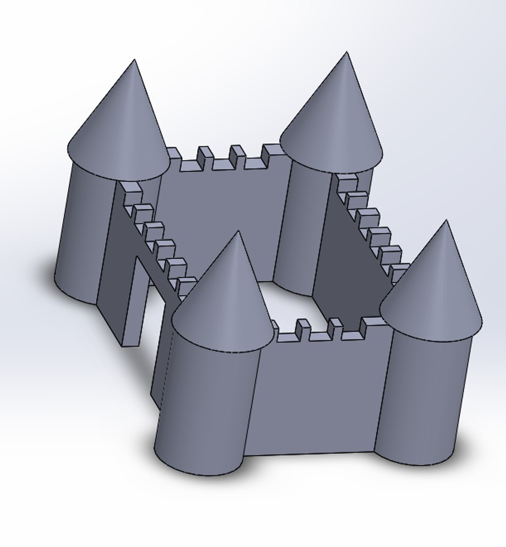 3d castle