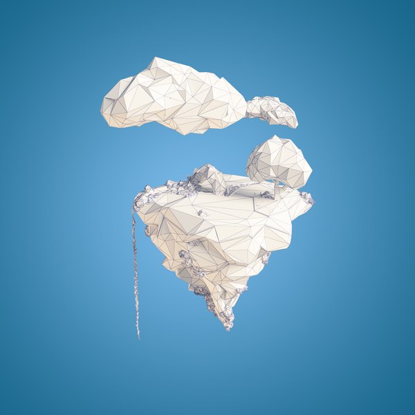 floating island 3d model